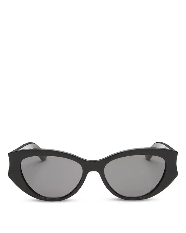 Dior Diorglow B11 Cat Eye Sunglasses - Black/smoke