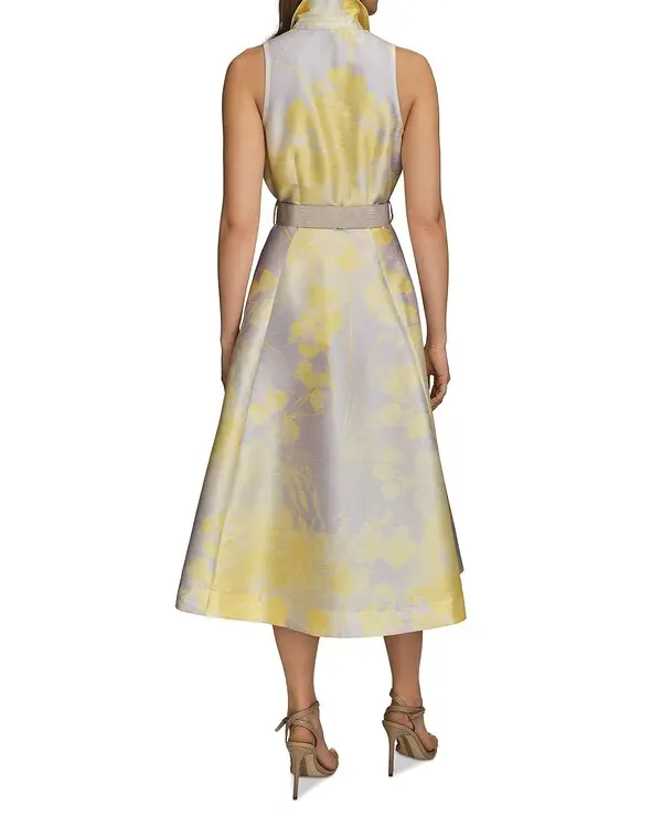 Donna Karan New York Belted Sleeveless Shirtdress