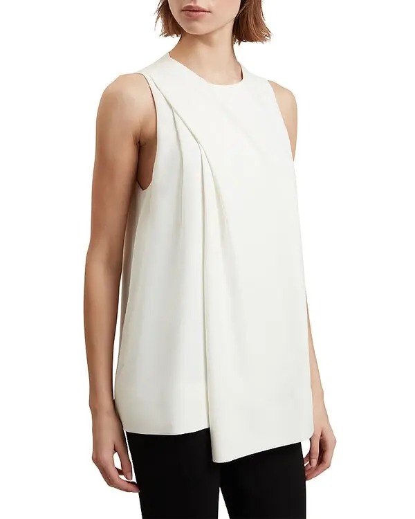 Ted Baker London Draped Sleeveless Top - Ivory