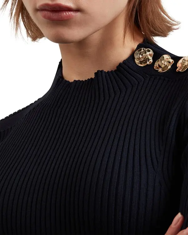 Ted Baker London Elia Rib Knit Top