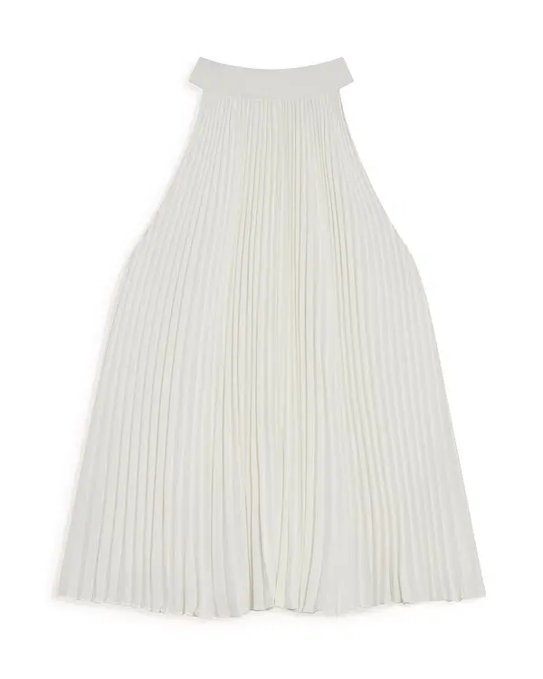 Ted Baker London Jamaya High Neck Pleated Top - Ivory