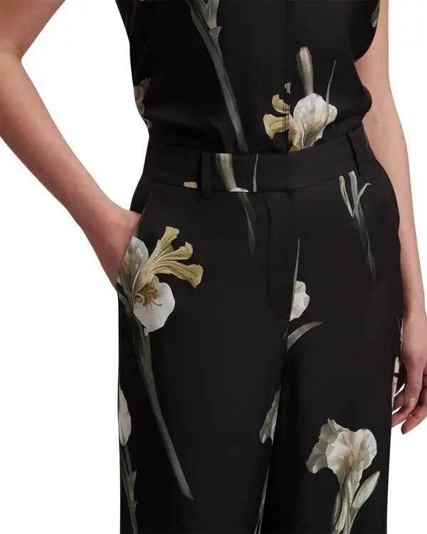 Ted Baker London Printed Wide Leg Pants