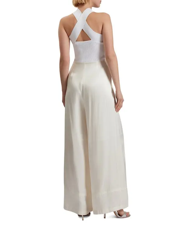 Ted Baker London Baiblu Halter Neck Knit Jumpsuit