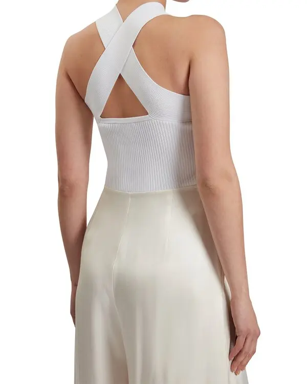 Ted Baker London Baiblu Halter Neck Knit Jumpsuit