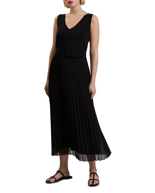 Ted Baker London Larnahh Pleated Cami Dress - Black