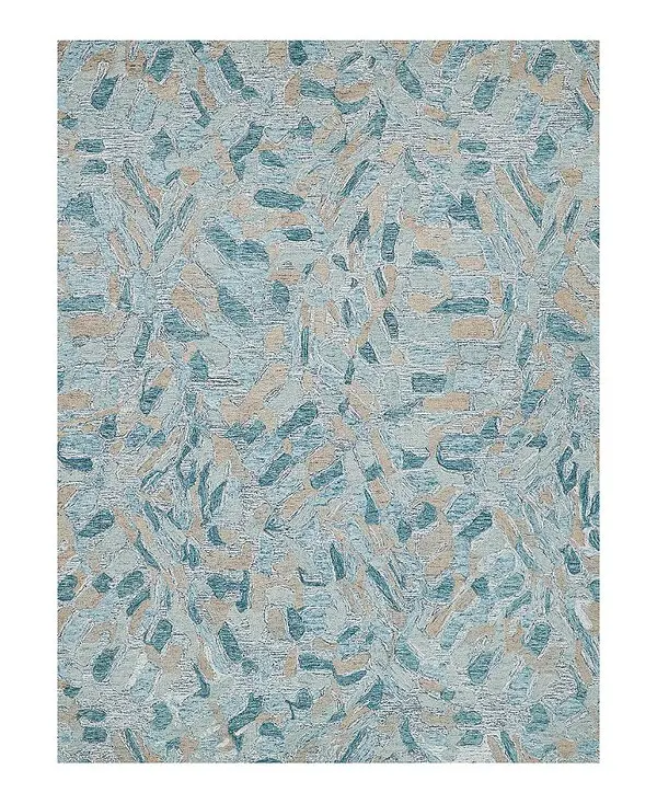 EXQUISITE RUGS Botanica 6809 Area Rug, 5' X 8 - Turquoise/
