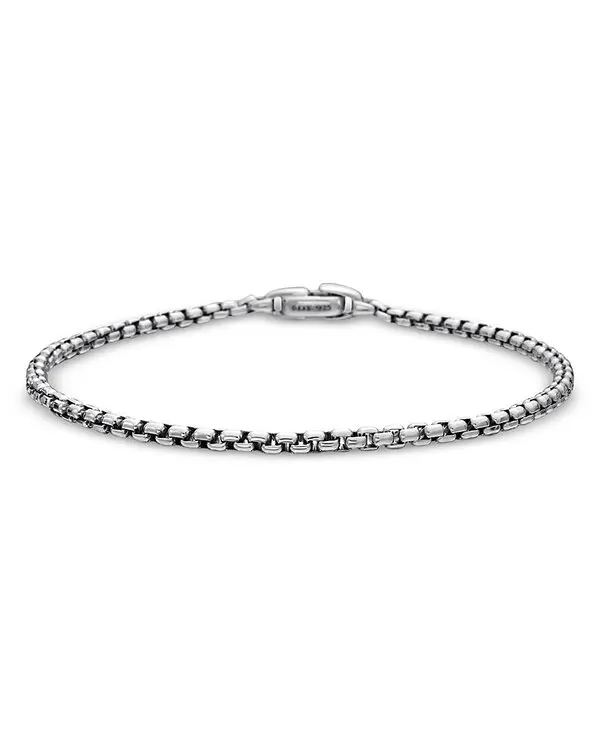 David Yurman Box Chain Bracelet - Silver