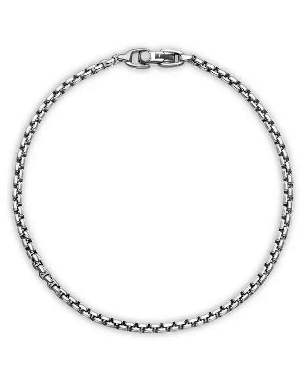 David Yurman Box Chain Bracelet - Silver
