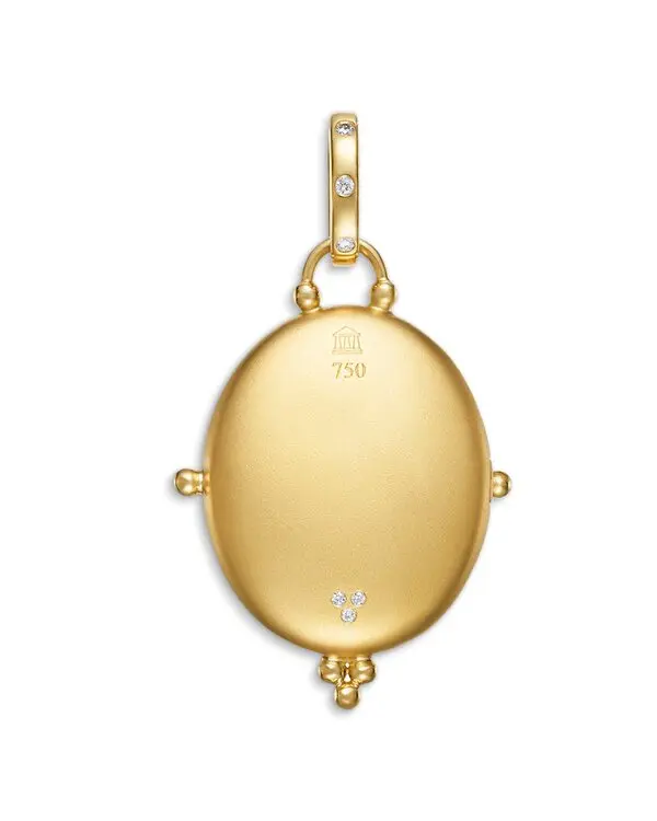 Temple St. Clair 18k Yellow Multi Gemstone & Diamond Locket