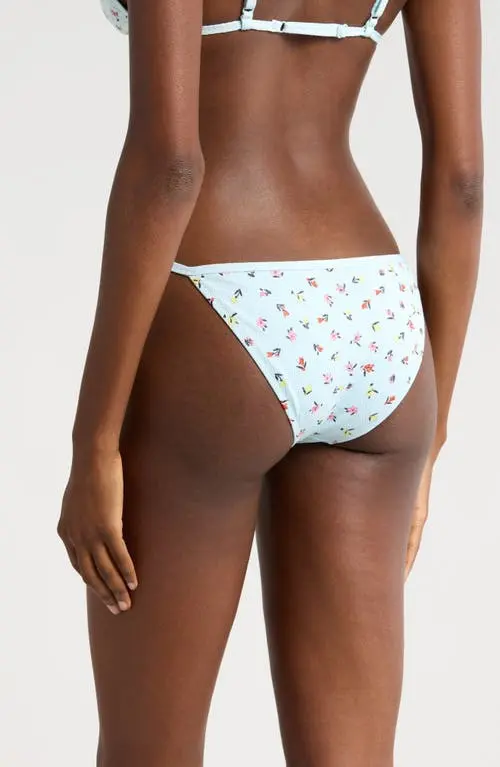 Solid & Striped The Lulu Bikini Bottom - Embroidered Floral Sky