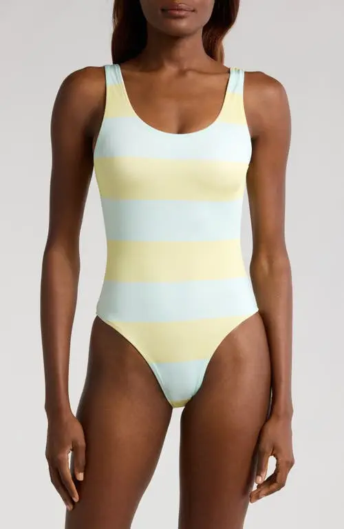 Solid & Striped Annemarie Stripe Reversible One-piece Swimsuit