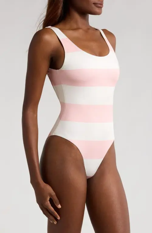 Solid & Striped Annemarie Stripe Reversible One-piece Swimsuit