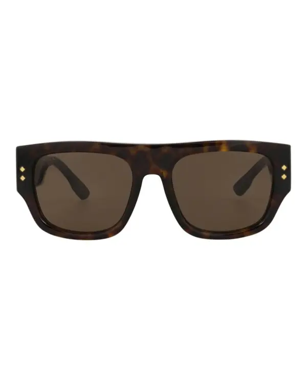 Gucci Square Frame Recycled Acetate Sunglasses - Havana/brown (gg1262s