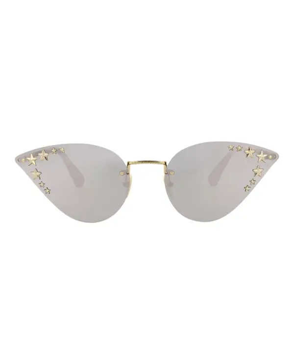 Gucci Cat Eye Frame Sunglasses - Gold/silver (gg0898s