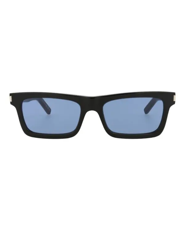 Saint Laurent Square Frame Acetate Sunglasses - Black/blue (sl461betty