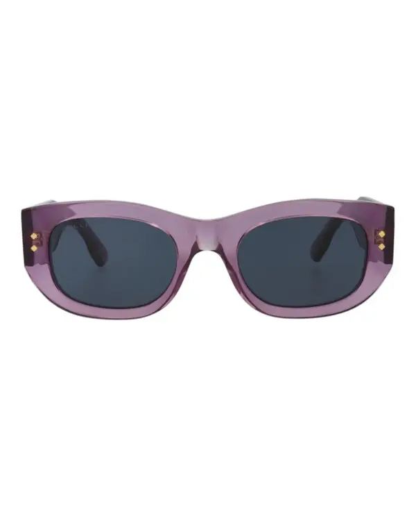 Gucci Square Frame Acetate Sunglasses - Violet/blue (gg1215s