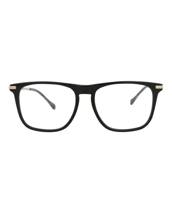 Gucci Square-frame Acetate Sunglasses - Black/gold/transparent (gg0915s