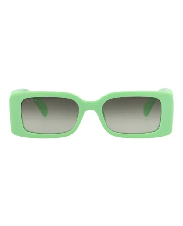 Gucci Square Frame Injection Sunglasses - Green/green (gg1325s