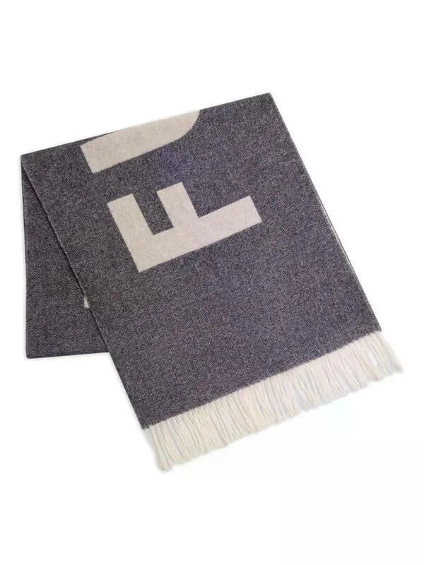 Fusalp Logo-jacquard Scarf - Blue