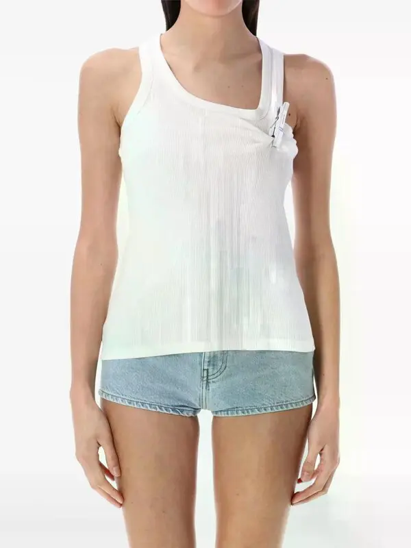 Coperni Washing Clip Tank Top - White