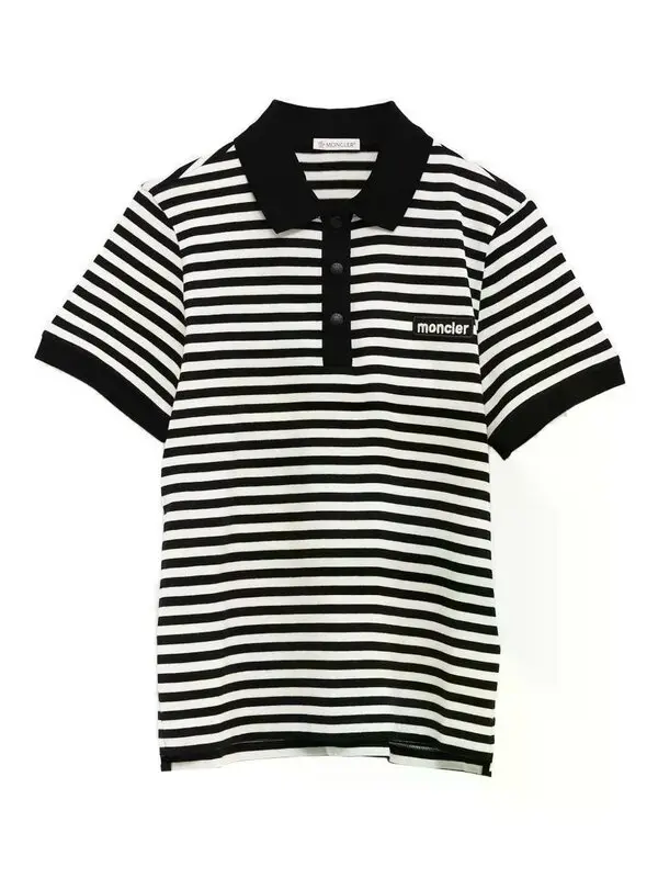 Moncler Striped Polo Shirt
