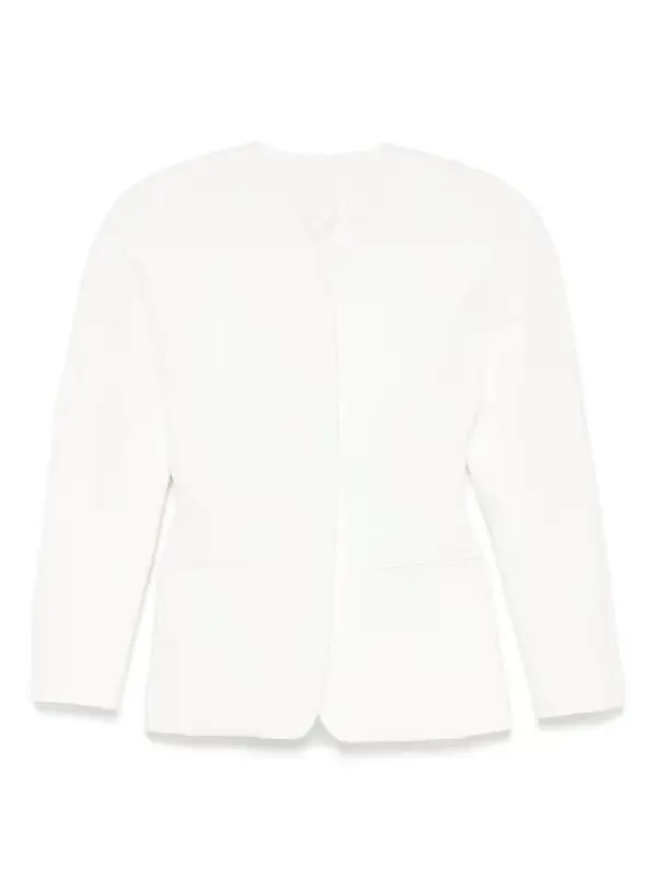 Jacquemus Le Ovalo Blazer - White