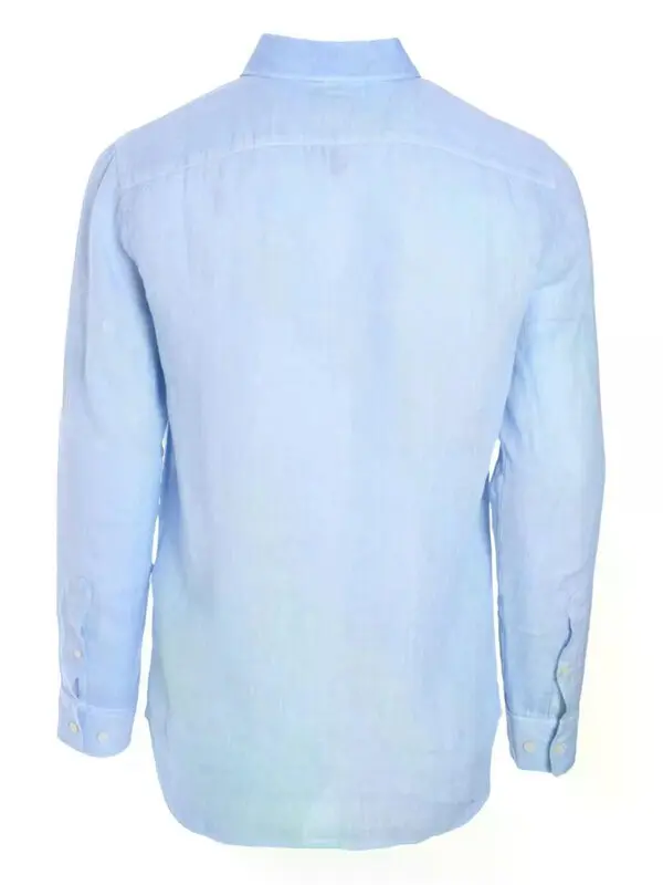 120% Lino Linen Shirt - Blue