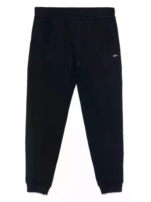 Paul & Shark Logo-appliqué Track Trousers - Blue