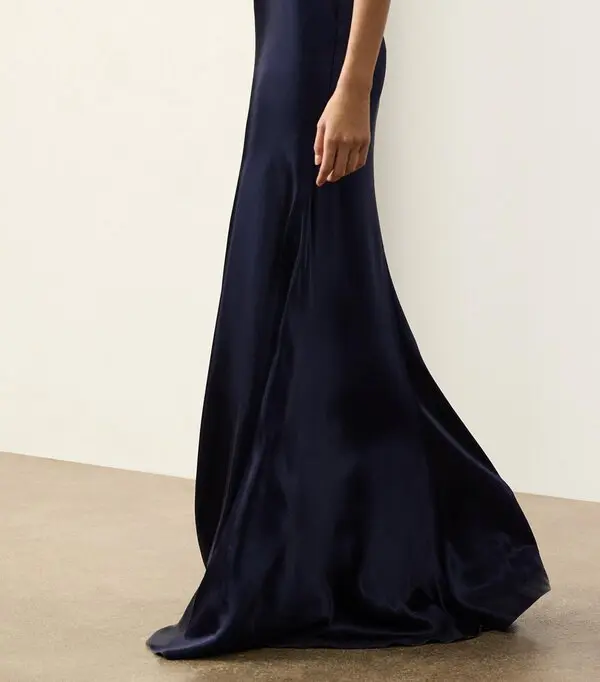 Ralph Lauren Masina Maxi Skirt - Navy