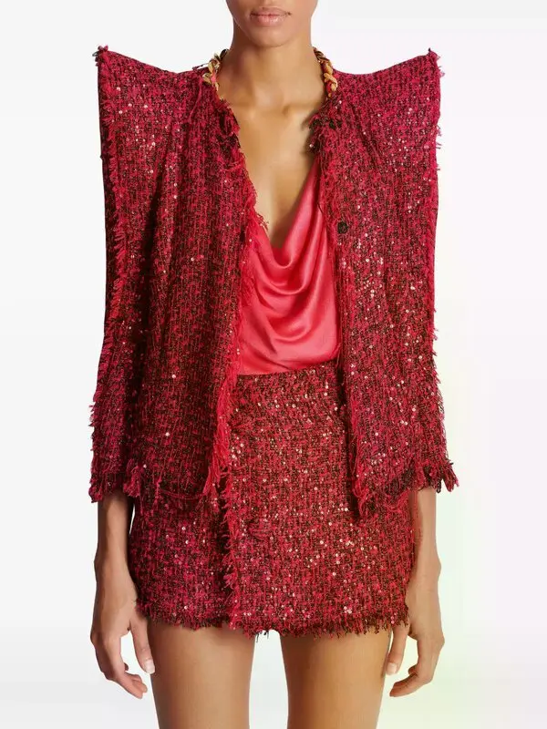 Balmain Glitter Tweed Jacket