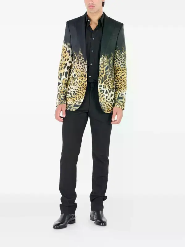 Roberto Cavalli Leopard-print Blazer