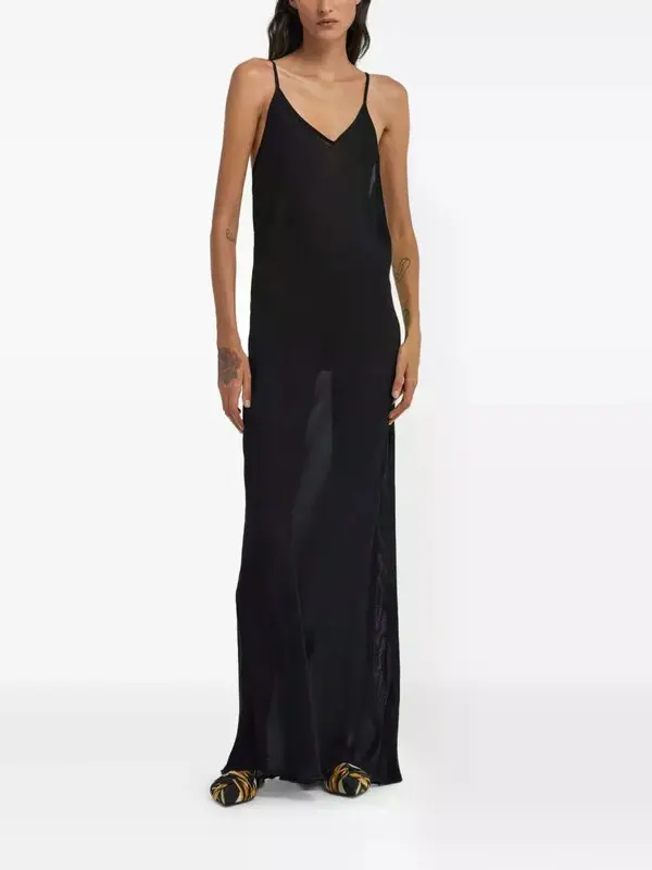 Roberto Cavalli Sleeveless Maxi Dress - Black