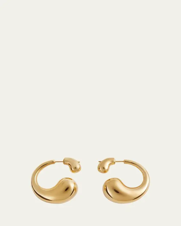 Bottega Veneta 18k Gold-finish Sterling Silver Drop Earrings - Argrentsc