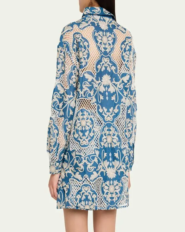 Agua Bendita Cecilia Button-front Shirt