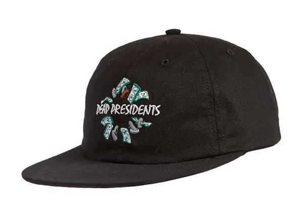 Supreme Dead Presidents 6-panel Cap - Black