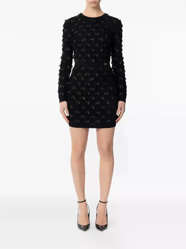 Elisabetta Franchi Bow-detailed Mini Dress