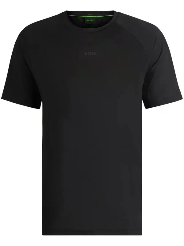BOSS Reflective-detail T-shirt - Black