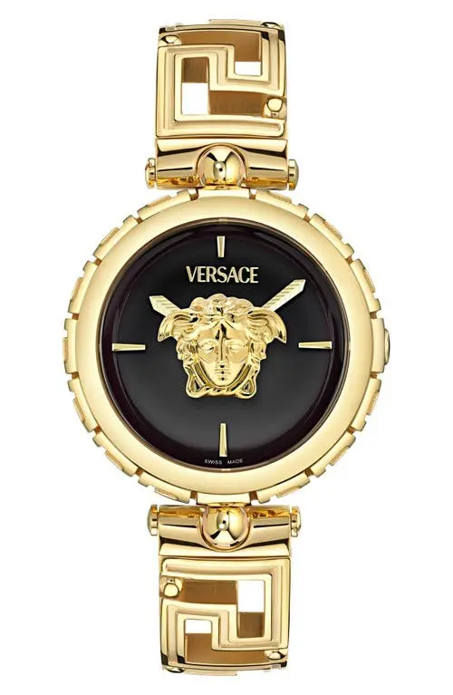 Versace Medusa Jewel Bracelet Watch - Ip Yellow Gold