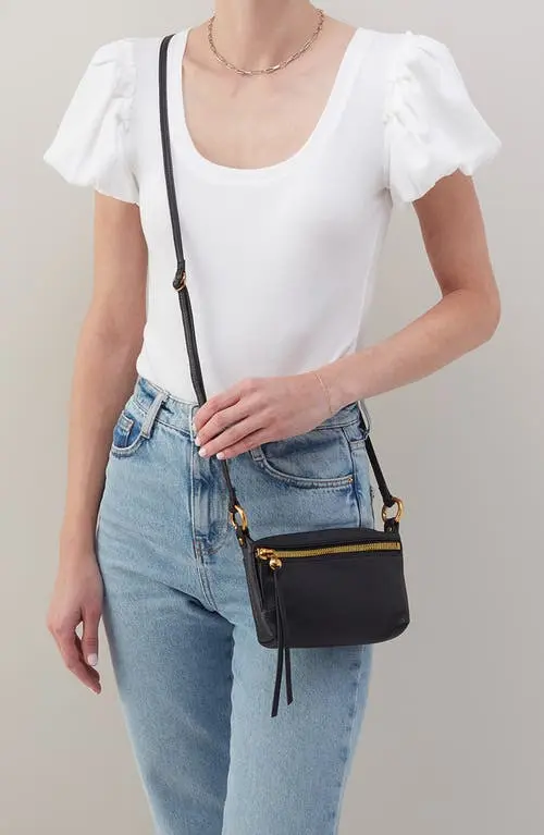 Hobo Run About Leather Crossbody Bag