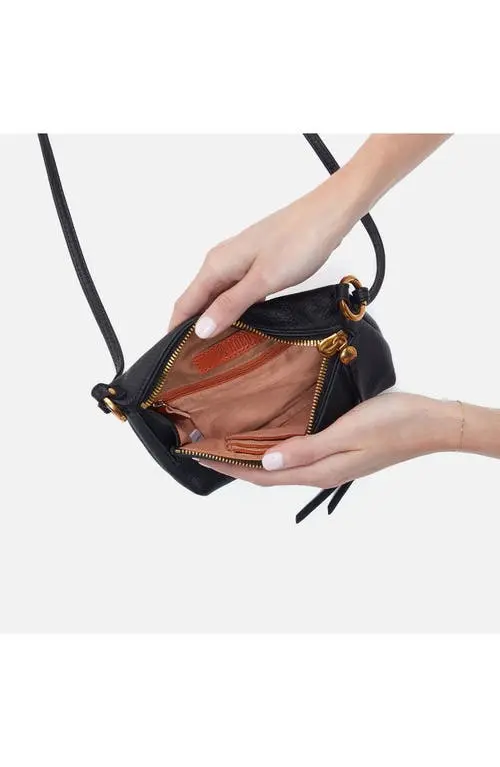 Hobo Run About Leather Crossbody Bag