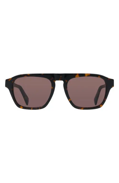 Paul Smith 54mm Modified Rectangular Sunglasses - Havana Multistripes