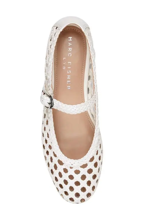 Marc Fisher Evonna Mary Jane Flat - Whi01