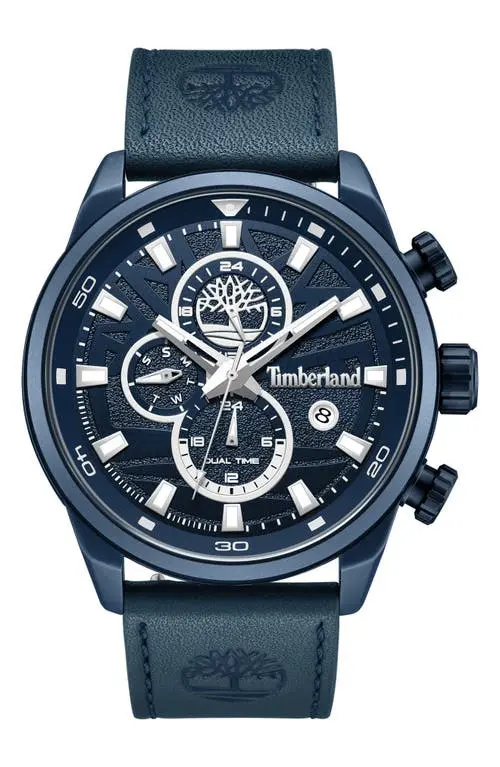 Timberland Multifunction Chronograph Strap Watch - Navy