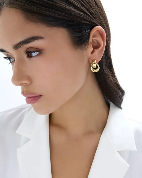 Ring Concierge Rope Door Knocker Earrings