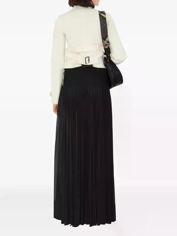 Burberry Pleated Maxi Skirt