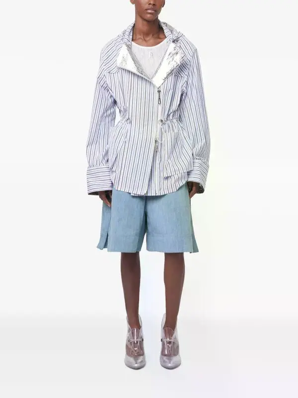 Rabanne Striped Hooded Jacket