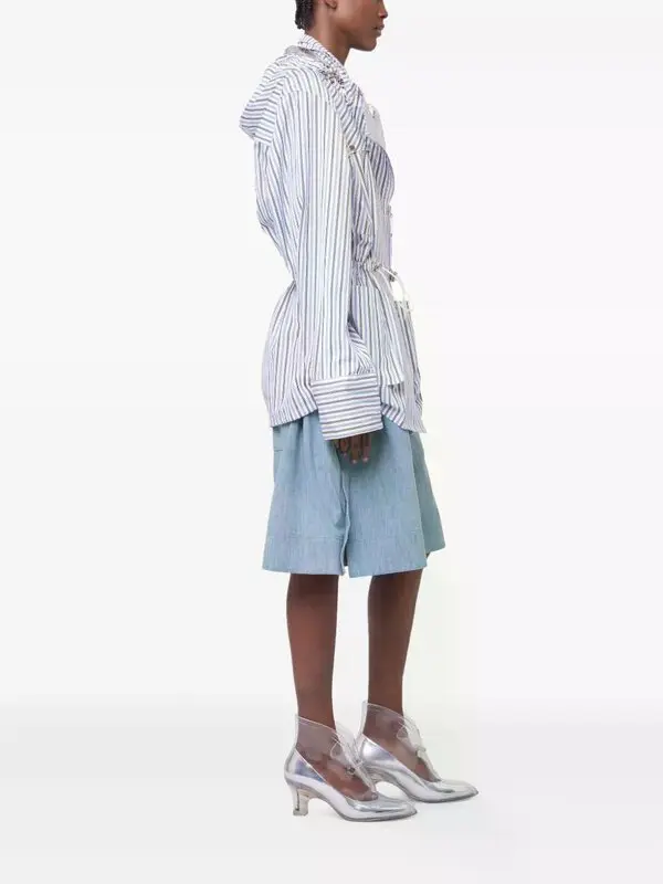 Rabanne Striped Hooded Jacket