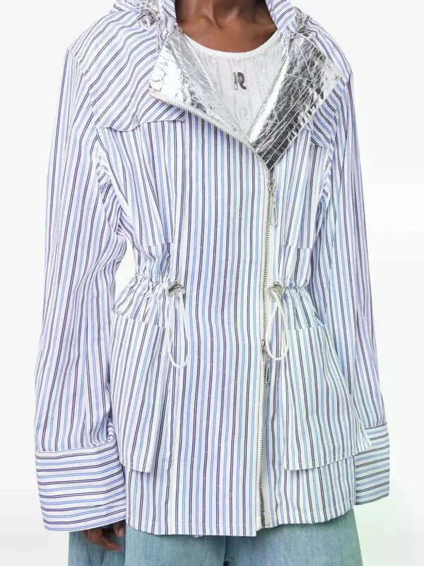 Rabanne Striped Hooded Jacket