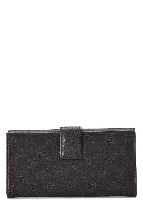Gucci Gg Canvas Studded Soho Continental Wallet