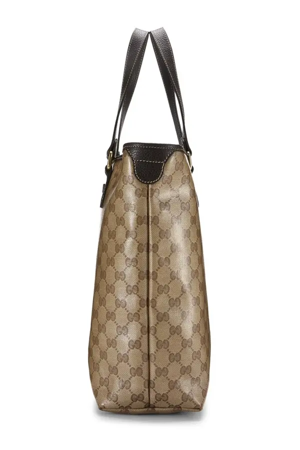 Gucci Original Gg Crystal Canvas Vertical Tote